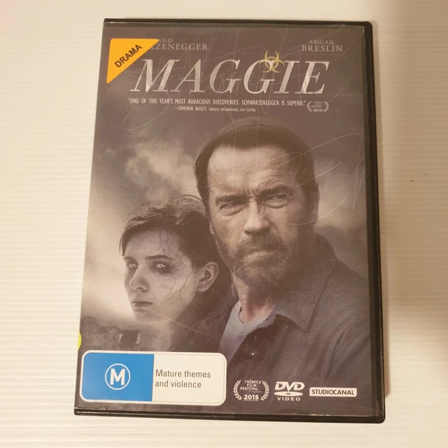 MAGGIE DVD ARNOLD Schwarzenegger Abigail Breslin Rated M Region 4 ex ...