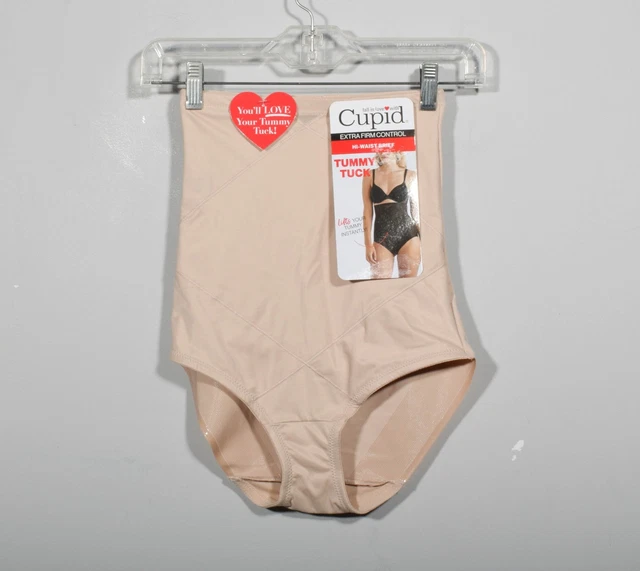 NWT CUPID EXTRA Firm Control Hi Waist Brief Tummy Tuck Beige Sz M £13. ...