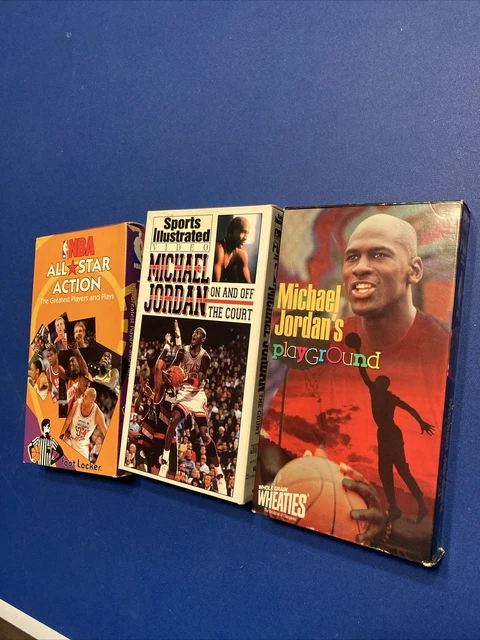 MICHAEL JORDAN 90’S 3 VHS Lot: Playground, On & Off The Court, All Star ...
