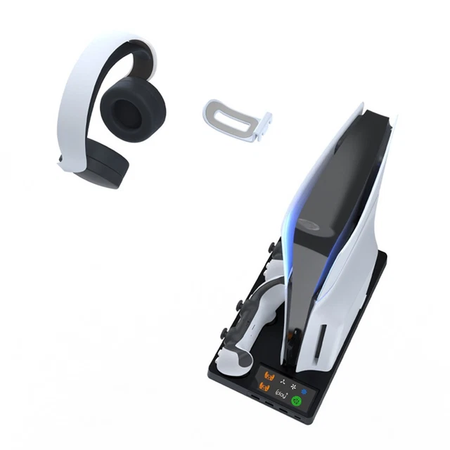 COOLING DOCK FOR PS5 Pro Featuring Adjustable Fan Speeds and Controller ...