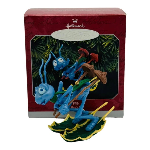 HALLMARK DISNEY A Bug’s Life Flik Christmas Ornament Ant NEW IN BOX $84 ...