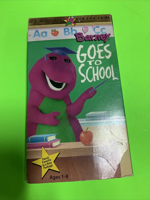 BARNEY GOES TO School Vhs Home Video Classic Collection $12.34 ...