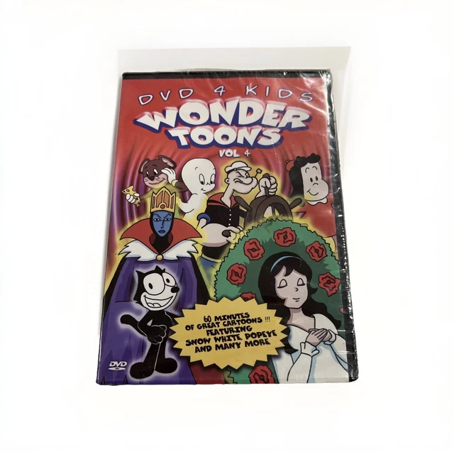 RARE WONDER TOONS Vol4 DVD Brand New Rare Nostalgia Cartoons Sealed ...