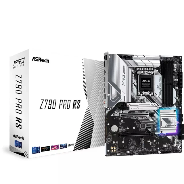 ASROCK MOTHERBOARD Z790 LGA1700 ATX DDR5 1x M.2 PCIe 5.0 x16 5G LAN ...