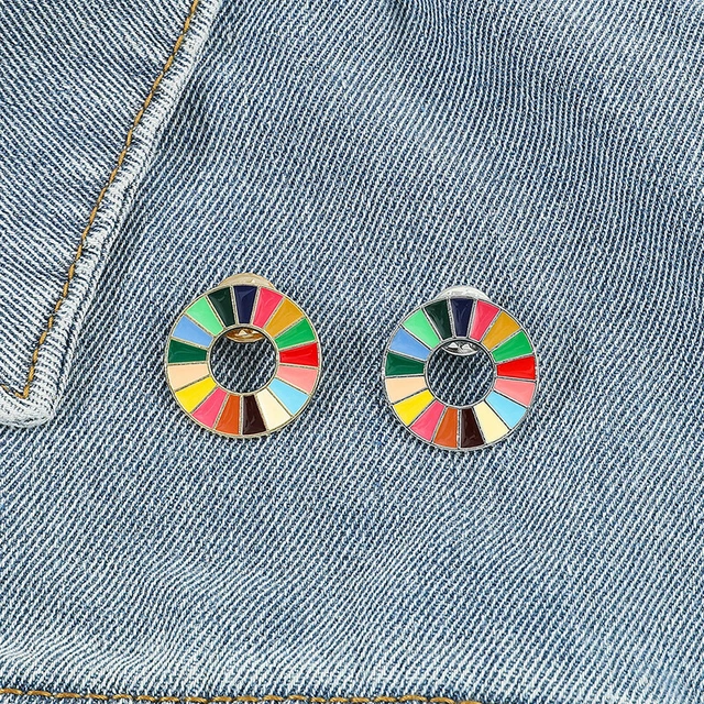 SUSTAINABLE DEVELOPMENT GOALS Brooch United Nations SDGs Pin Badge ... SUSTAINABLE DEVELOPMENT GOALS Brooch United Nations SDGs Pin Badge ...