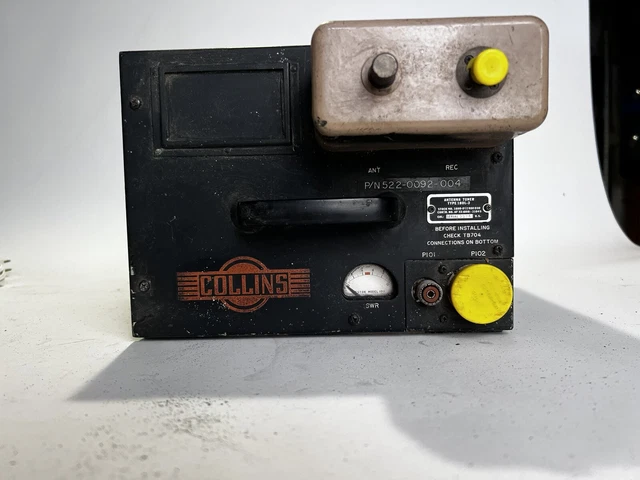 MILITARY RADIO COLLINS Aircraft 180L-3 Antenna Coupler Tuner Longwire ...