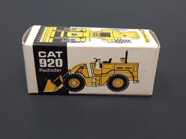 VTG NZG #112 Caterpillar 920 Front End Loader Boxed 1:87 HO Scale NOS ...