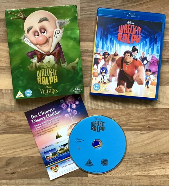 WRECK IT RALPH - Disney Villains Outer Slip Case - Blu-Ray 51St ...