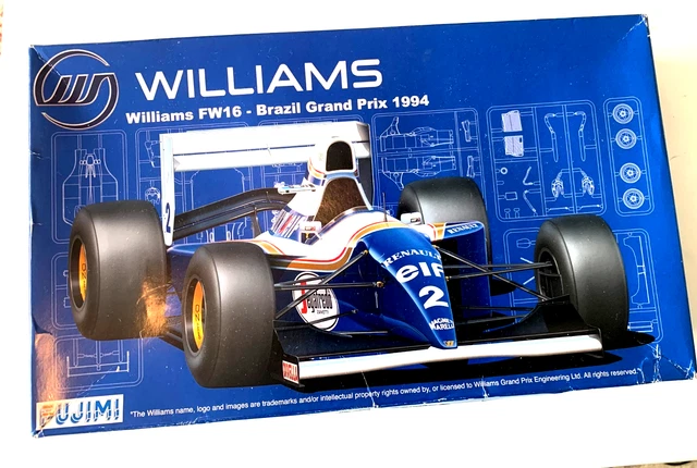 FUJIMI WILLIAMS FW16 Brazil GP 1994 1/20 Scale KIT Senna F1 090597 VERY ...