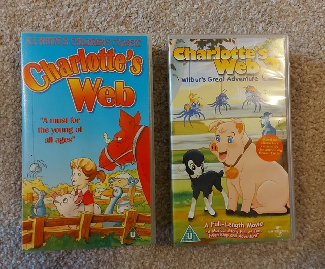 CHARLOTTE'S WEB VHS Bundle Wilburs Great Adventure £8.95 - PicClick UK