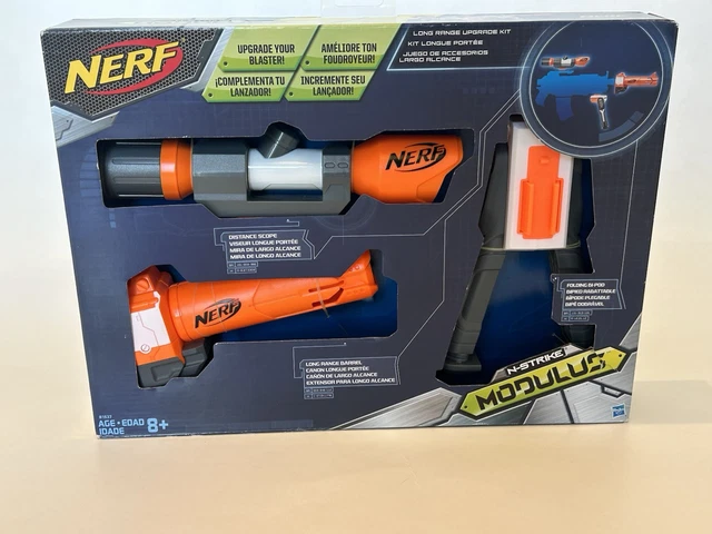 RARE NERF N-STRIKE Modulus Blaster Long Range Upgrade Kit New $33.95 ...