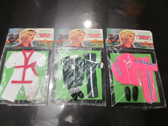 LOT DE 3 panoplies tenues super John bootleg Action Man Joe Big Jim EUR ...