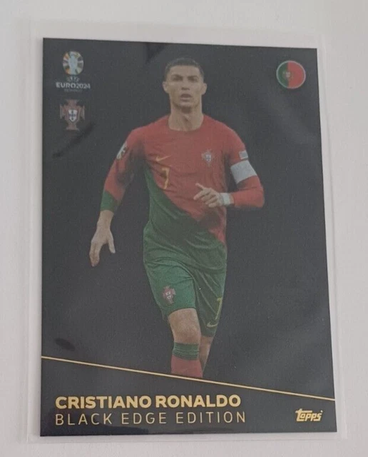 CARTE BLACK EDGE EDITION #BE7 Cristiano RONALDO TOPPS MATCH ATTAX UEFA EURO 2024 EUR 8,89 ...