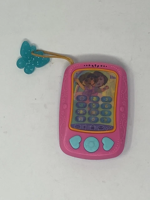 FISHER PRICE DORA The Explorer Adventure Talking Cell Phone. Working ...