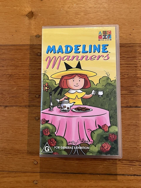 MADELINE MANNERS & Madeline And The Show Off ABC For Kids VHS Tape $20. ...