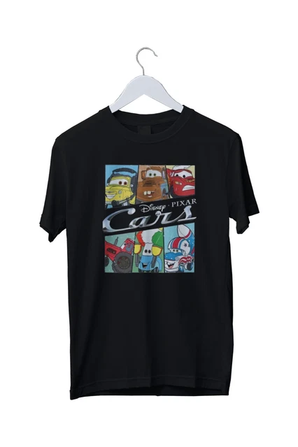 VINTAGE DISNEY PIXAR Cars Characters Mc Queen Mater Retro T-Shirts All ...