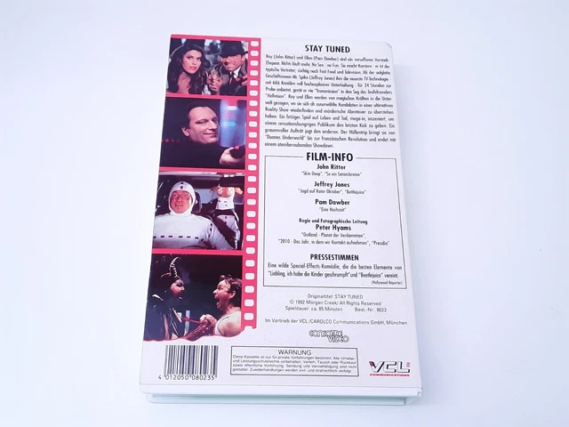 STAY TUNED 1992 Uncut VHS German PAL VCL Video John Ritter Peter Hyams ...