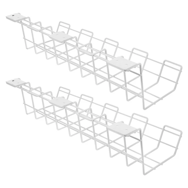 UNDER DESK CABLE Organizer Wire Management Under Desk Cable Patch Board ...