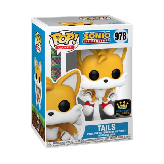 FIGURINE SONIC - Tails Flying Pop 10cm EUR 16,00 - PicClick FR