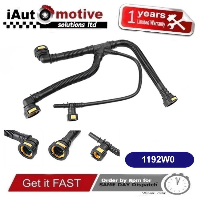 PEUGEOT 206 207 307 Citroen Engine Crankcase Breather Pipes 1.6 1192W0 ...