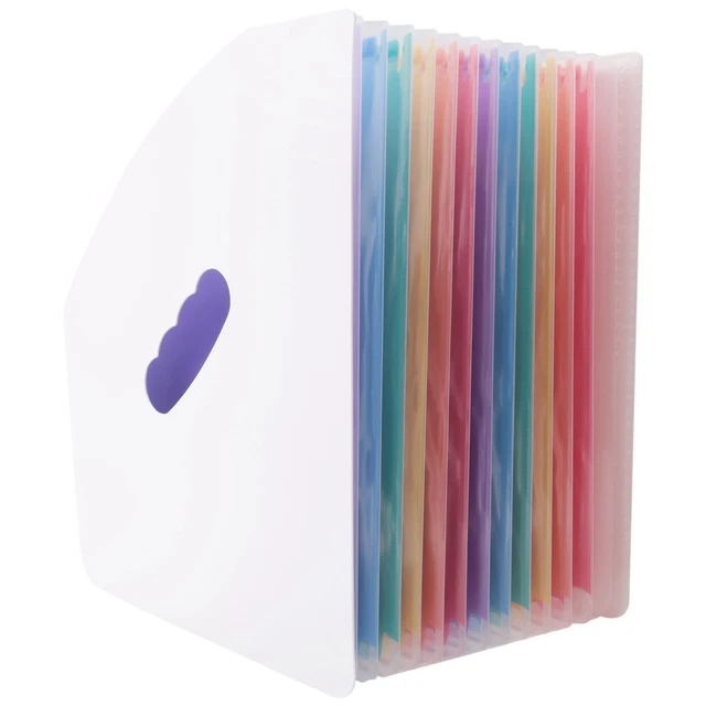 EXPANDING FILE HOLDER Folder Standing A4 Vertical File Organizer ...