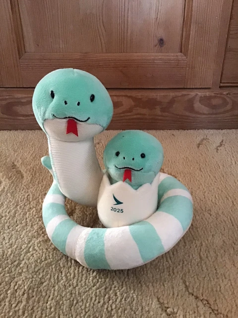 LE 2025 CATHAY Pacific Airlines Year Of The Snake Soft Plush Toys 5 " 8 ...