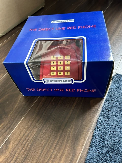 VINTAGE 90S DIRECT line the red telephone on wheels. In Original Box £ ...