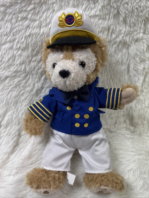 DISNEY CRUISE LINE Captain Duffy Bear Plush 15” Duffy the Disney Bear £ ...
