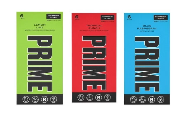 PRIME HYDRATION DRINK Sticks 3x Sachets Logan Paul & KSI Mixed Flavours ...