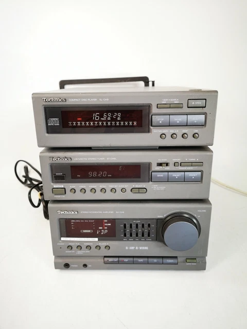 TECHNICS SU-CH9 AMPLIFIER + ST-CH9L Tuner + SL-CH9 CD Player Mini Hi Fi ...