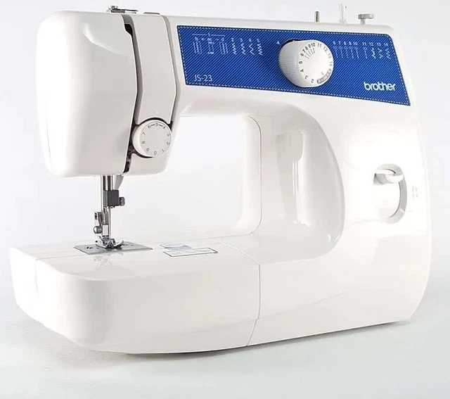 ORIGINAL BROTHER JS-23 Sewing Machine Good Working Complete Condition £ ...
