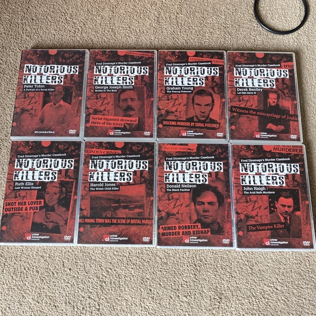 FRED DINENAGE’S MURDER Casebook. Notorious Killers Dvds X 8 EUR 13,91 ...