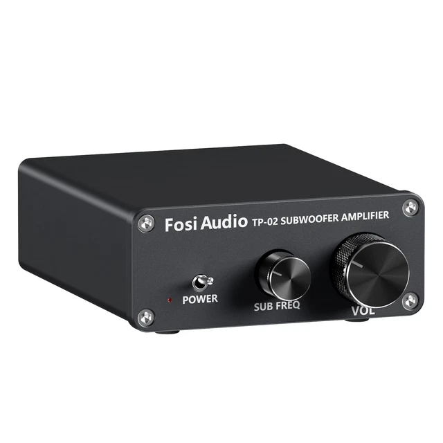 FOSI AUDIO TP-02 Subwoofer Amplifier Home Audio, Mini Bass Amp Mono ...