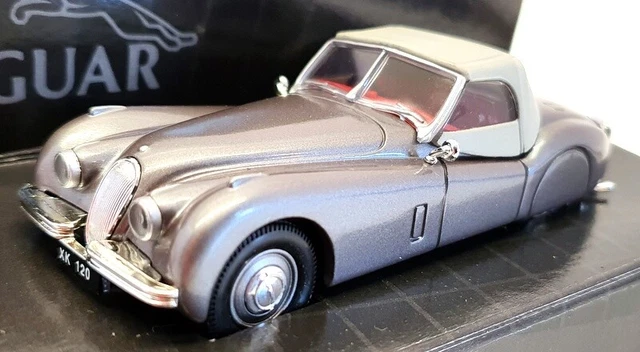 CORGI 1/43 SCALE Model Car 03001 - Jaguar XK 120 Soft Top - Silver £19. ...