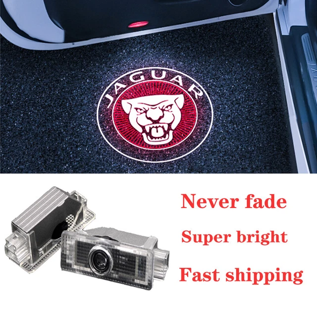 2 HD LED Door Projector Puddle Courtesy Ghost Lights For Jaguar XF 2015 ...