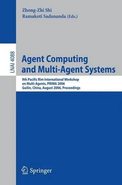 AGENT COMPUTING AND Multi-Agent Systems: 9th Pacific Rim International Workshop £119.49 ...