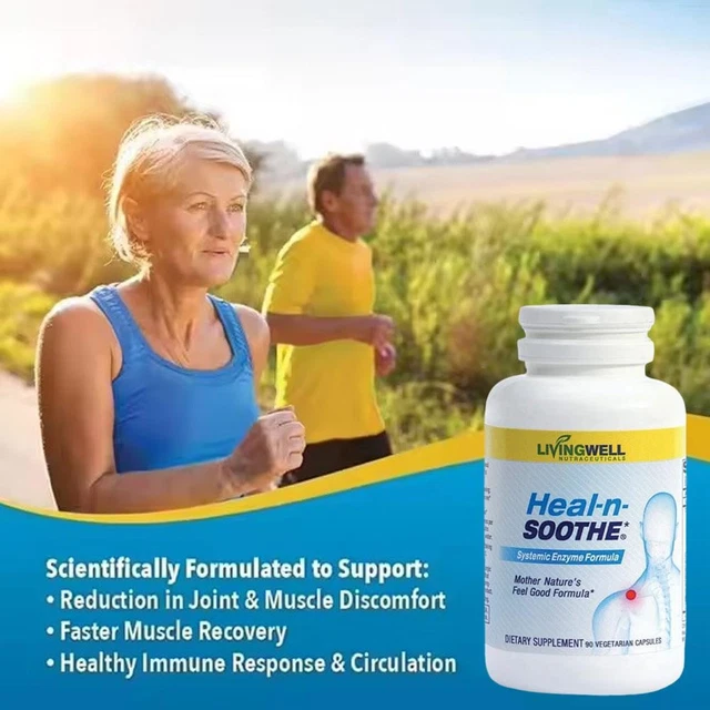 HEAL-N-SOOTHE PROTEOLYTIC ENZYMES - Natural Joint Support Supplements ...