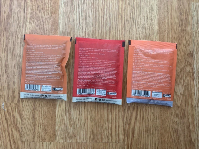 HOTEL CHOCOLAT DRINKING Chocolate Ginger Chilli Orange and Mandarin £4. ...