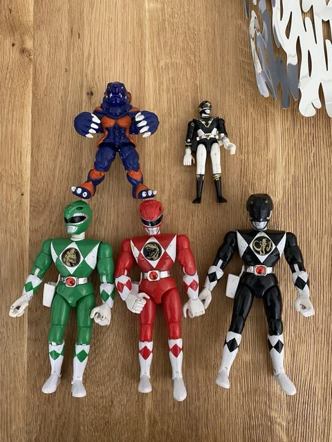 MIGHTY MORPHIN POWER Rangers Five Figure Toy Set Bundle - Vintage ...