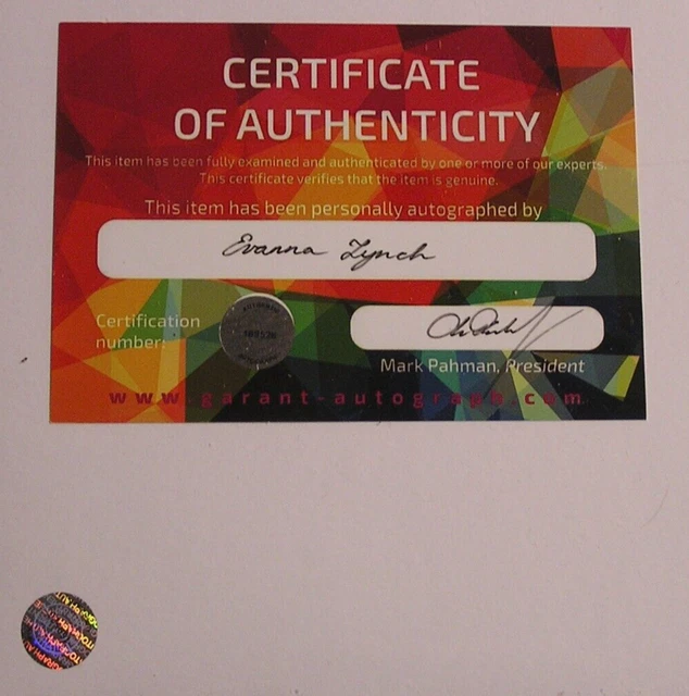 HARRY POTTER-EVANNA LYNCH-LUNA Lovegood-HBP-Movie-Signature-Autograph ...