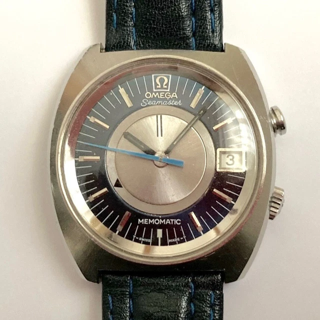 OMEGA VINTAGE MEMOMATIC Alarm (Calibre Omega 980) - Montre-Réveil ± ...