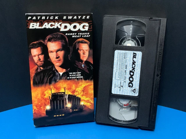 VHS BLACK DOG (Universal, 1998) Action Patrick Swayze Meat Loaf $8.00 ...