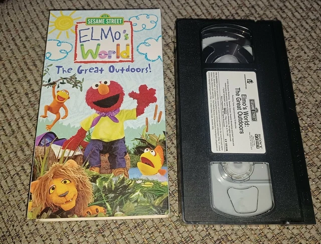 SESAME STREET - Elmo's World: The Great Outdoors - VHS (2003, Sony ...