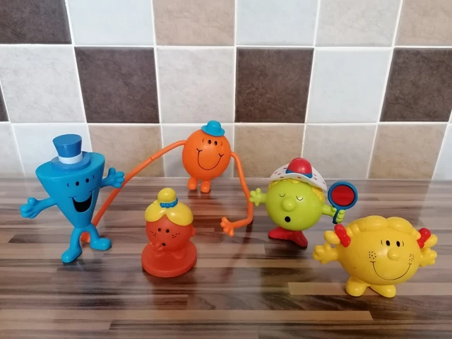 MCDONALDS MR MEN Little Miss Figure Bundle ~ Tickle, Splendid, Cool ...