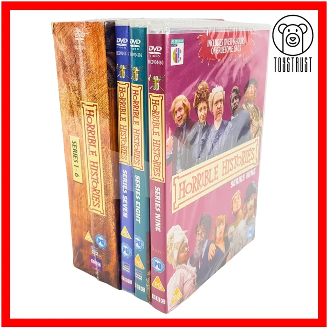 HORRIBLE HISTORIES COMPLETE DVD Collection Box Set Series 1-9 Region 2 BBC £69.99 - PicClick UK