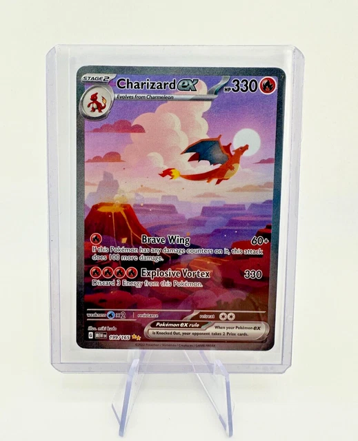 CHARIZARD EX 199/165 Special Illustration RARE 151 Pokemon Scarlet ...