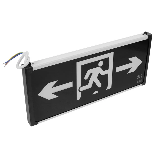 EMERGENCY EXIT SIGN Safe Indicator for Public Safety Shine Two-way £15. ...