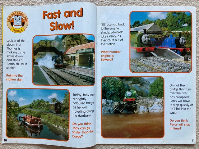 THOMAS & FRIENDS Play and Learn Magazine Issue 19 From 2000 with Poster ...