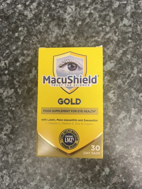 MACUSHIELD GOLD FOOD Supplement For Eye Health - 90 Capsules For 30 ...