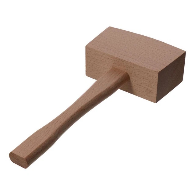 SOLID SOLID WOOD Square Hammer DIY Wood Whip Mallet Mallet Carpenter ...